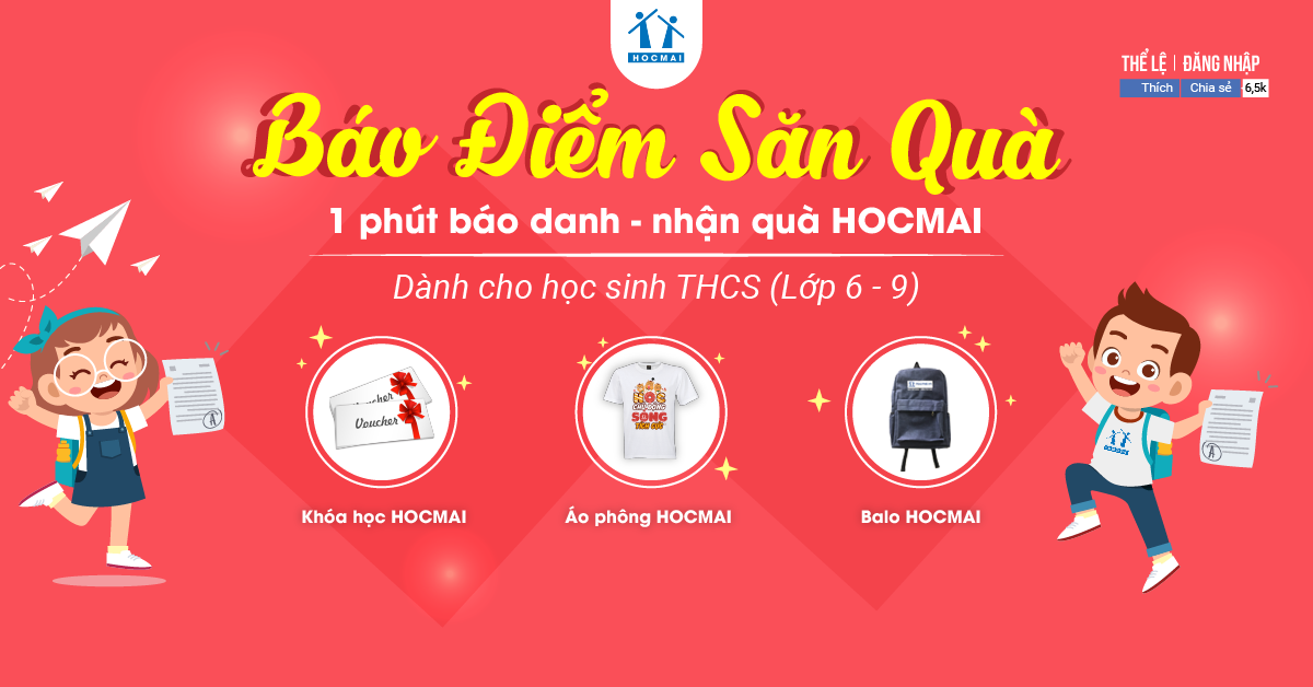 BÁO ĐIỂM SĂN QUÀ 2020 - HOCMAI